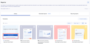 How to create a custom report template