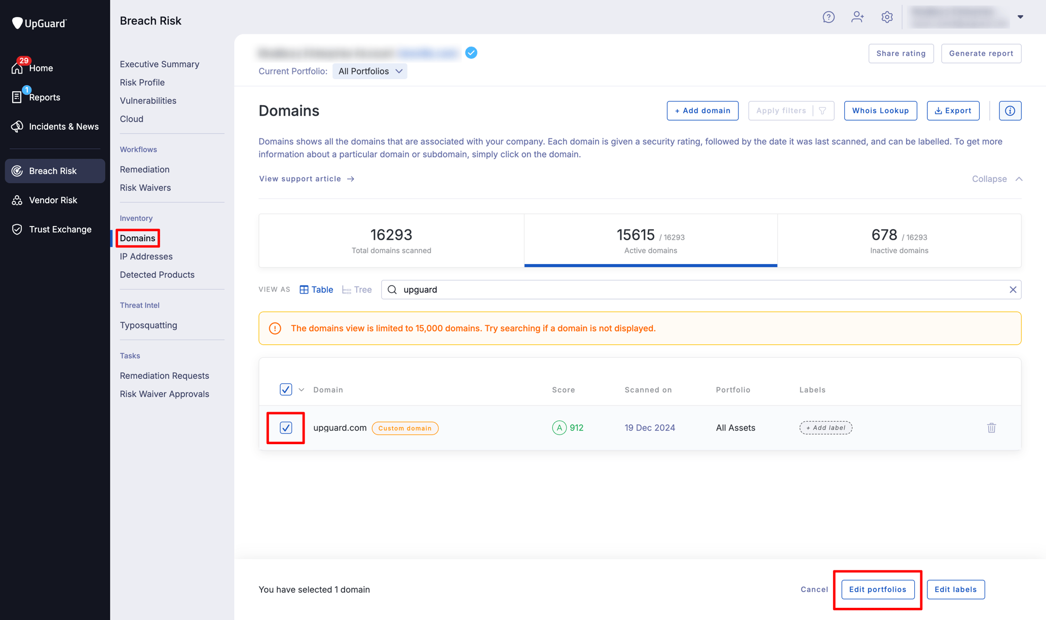 How to use asset portfolios to segment your domains