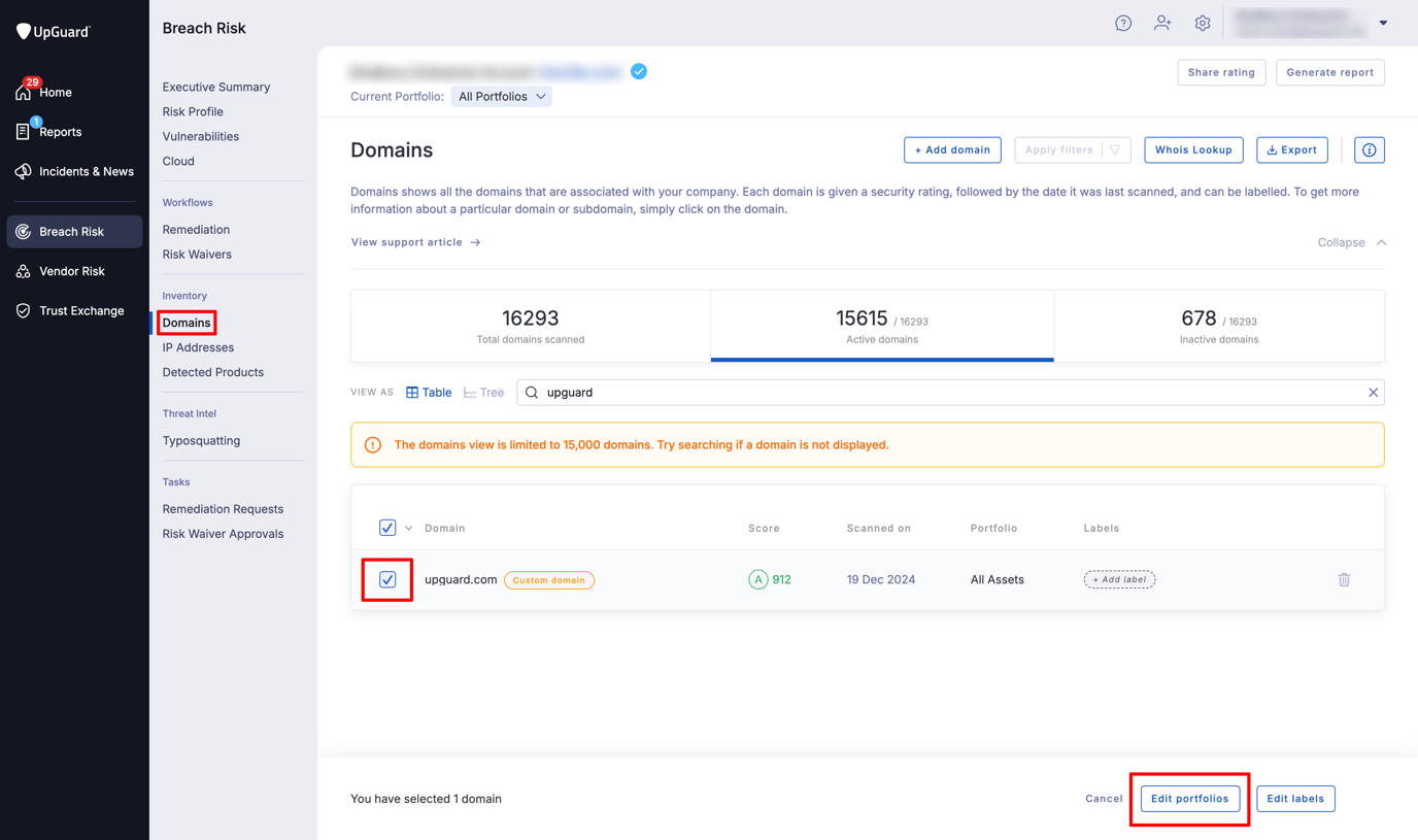 How to use asset portfolios to segment your domains