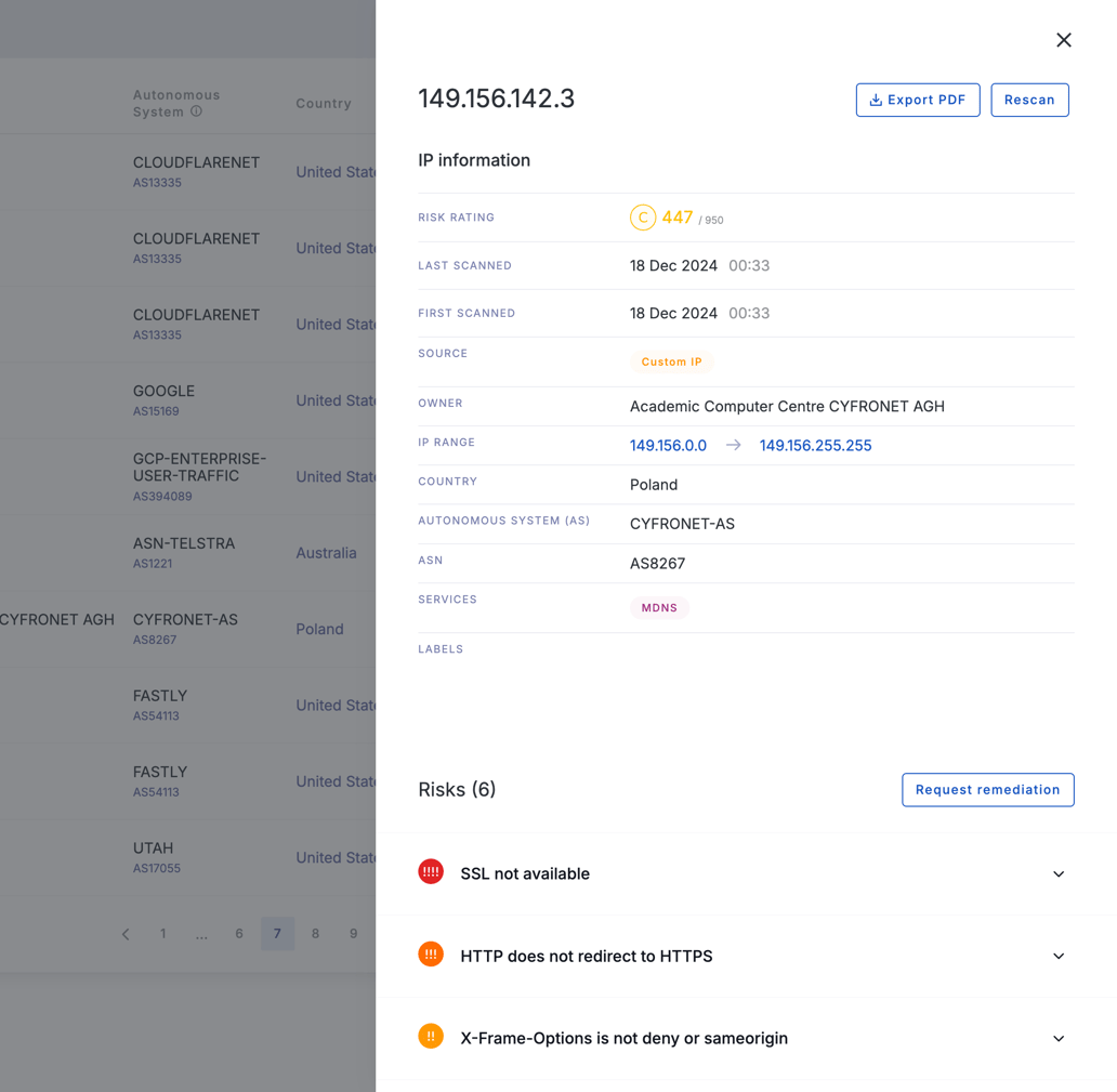 How to monitor your IP addresses and IP ranges