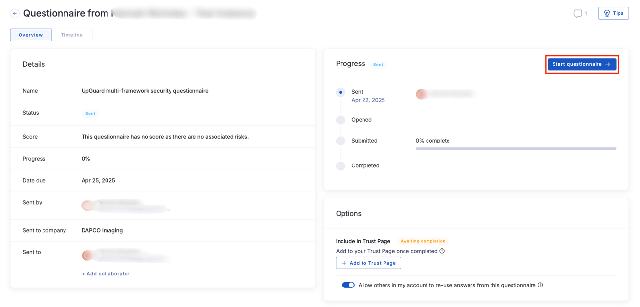 How to answer a security questionnaire with UpGuard