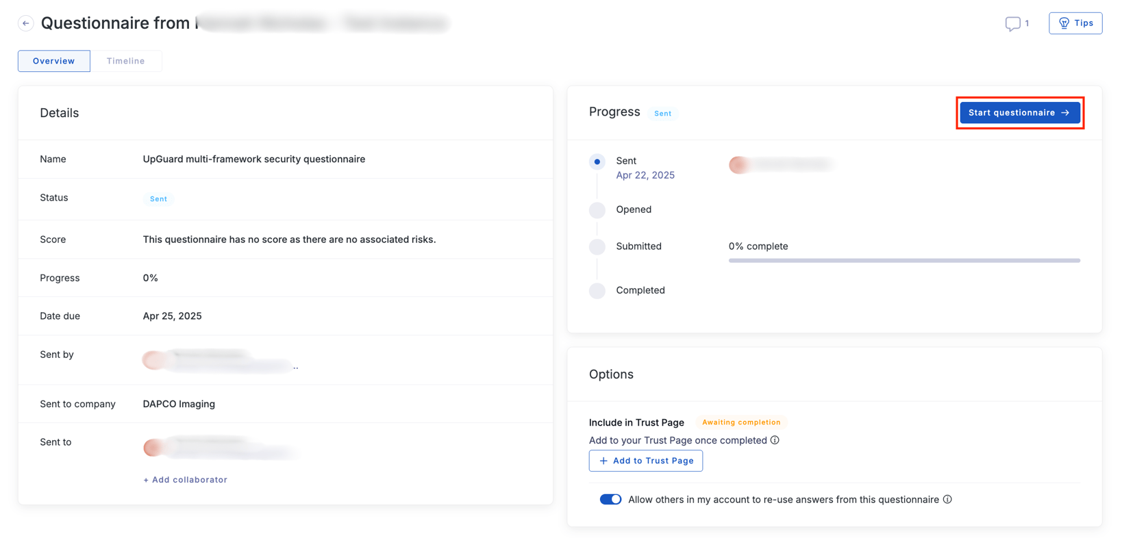 How to answer a security questionnaire with UpGuard