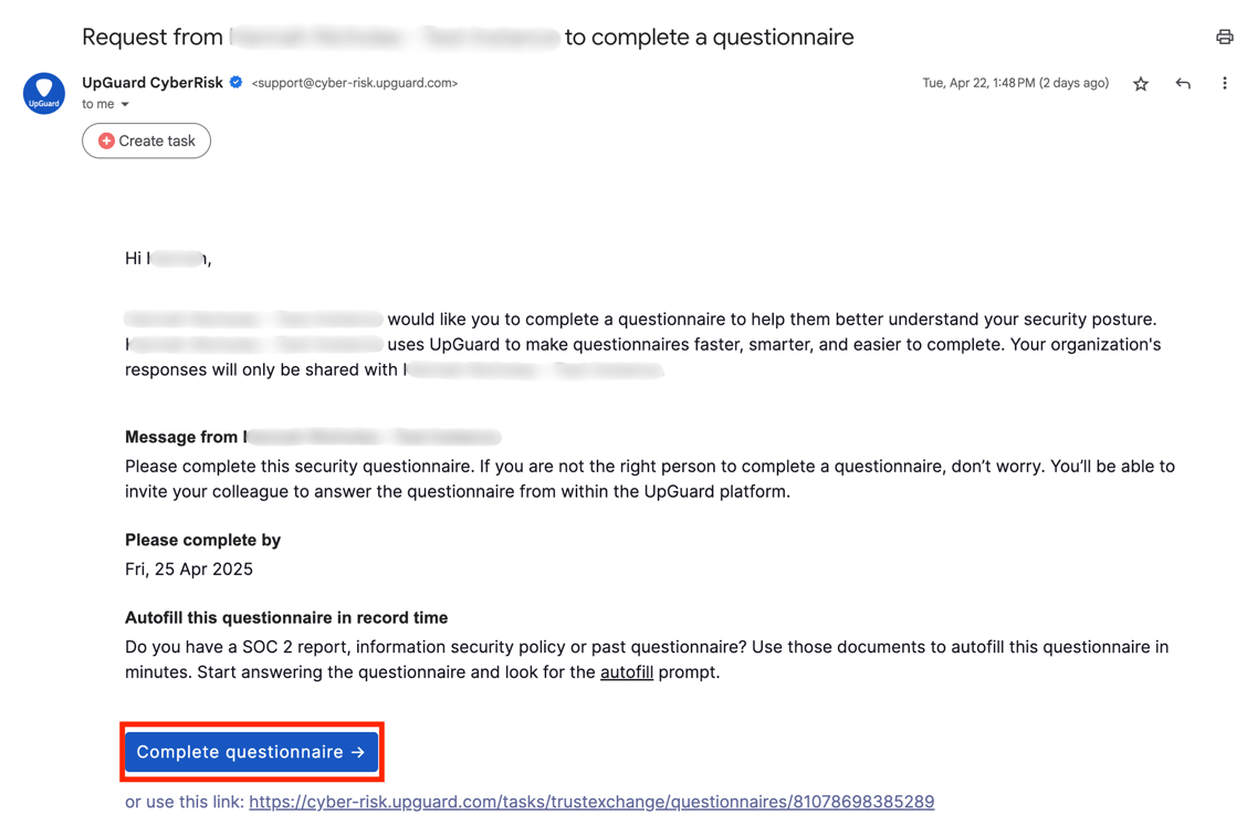 How to answer a security questionnaire with UpGuard