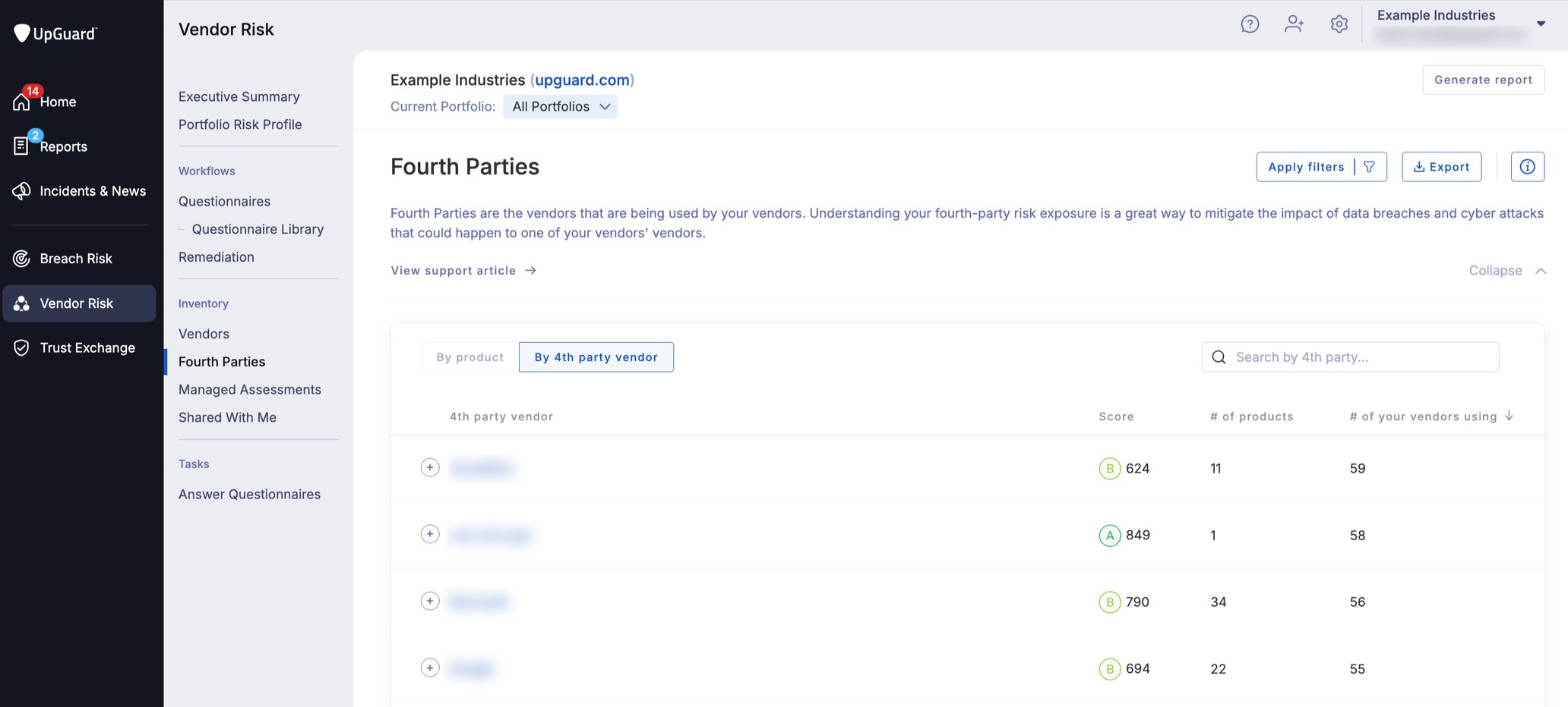 Fourth Parties Module Overview